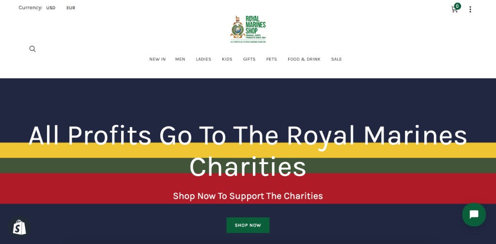 The New Website is Here! – Royal Marines Shop