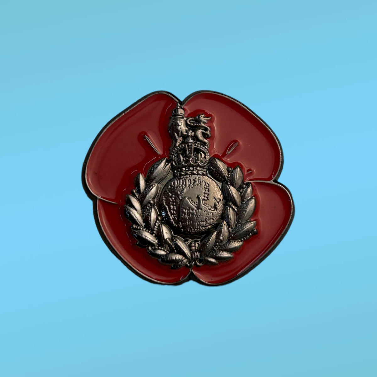 Cap Badge Poppy Lapel Pin - Nickel – Royal Marines Shop
