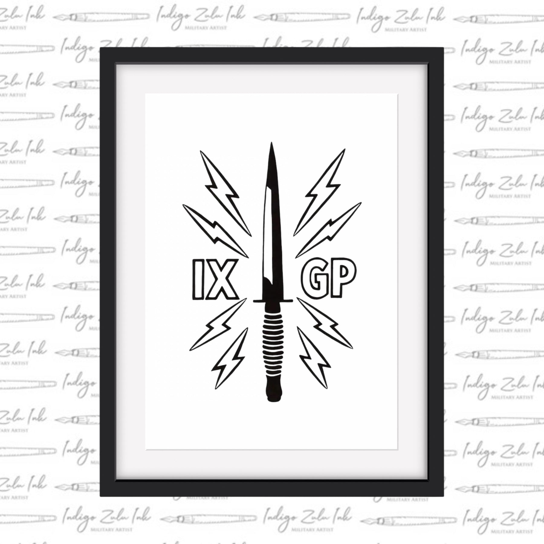 30 Commando IX Group - INDIGO ZULU INK – Royal Marines Shop