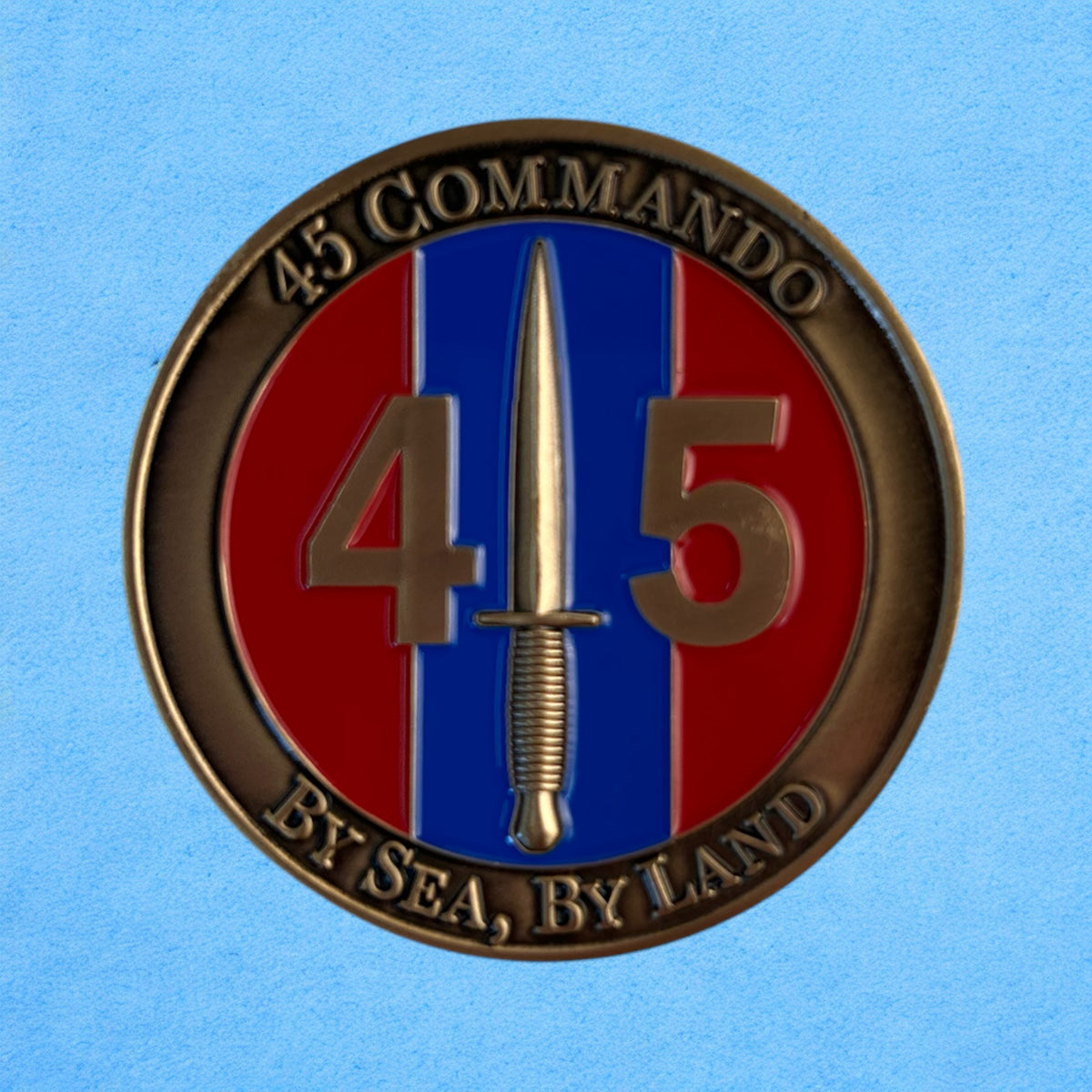 45 Commando Royal Marines Enamelled Coin – Royal Marines Shop