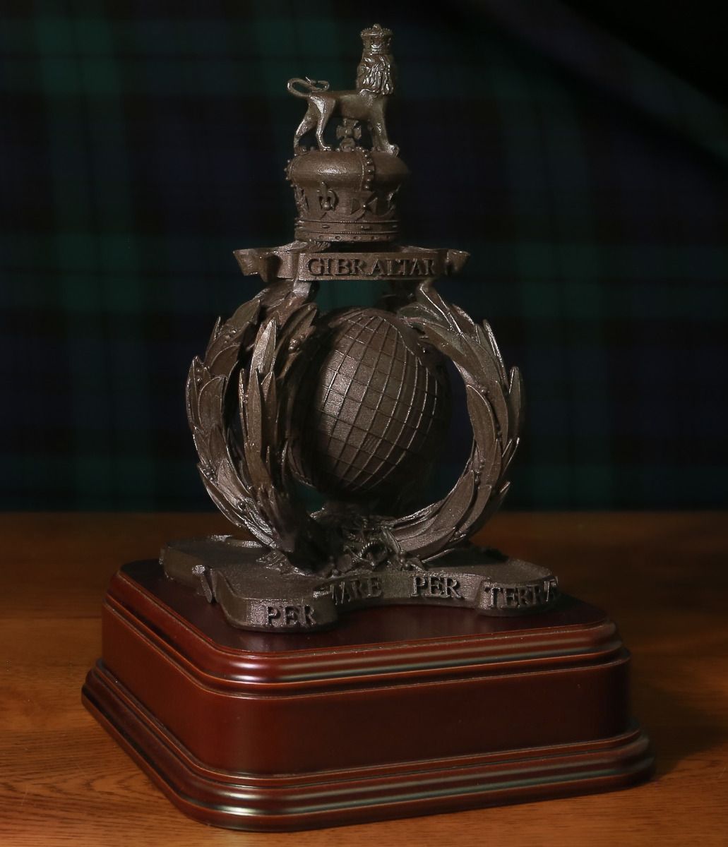 Royal Marines 3D Globe & Laurel - Bronze B77A – Royal Marines Shop