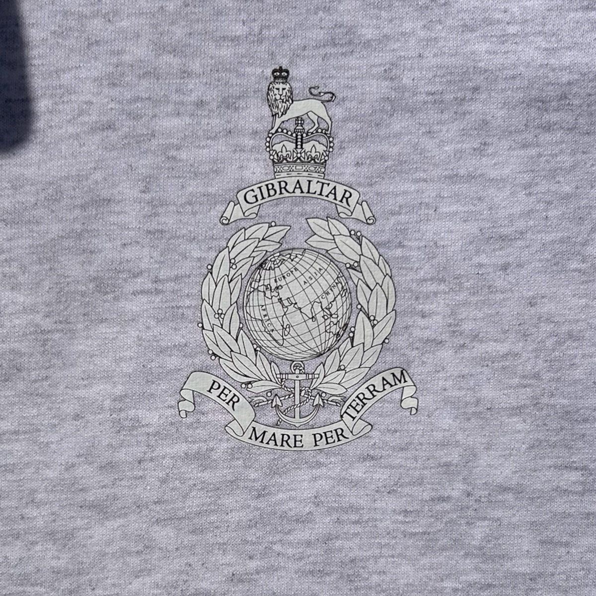 Children's RM Corps Crest T-Shirt - Light Grey – Royal Marines Shop
