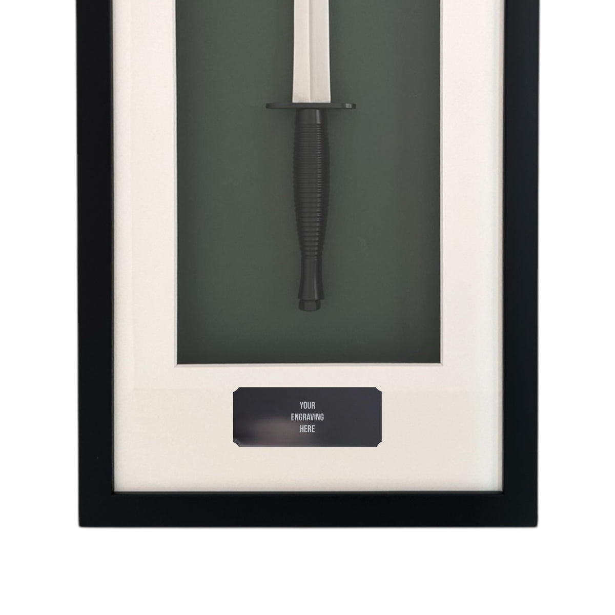 Framed Chrome Commando Dagger - WO1 – Royal Marines Shop