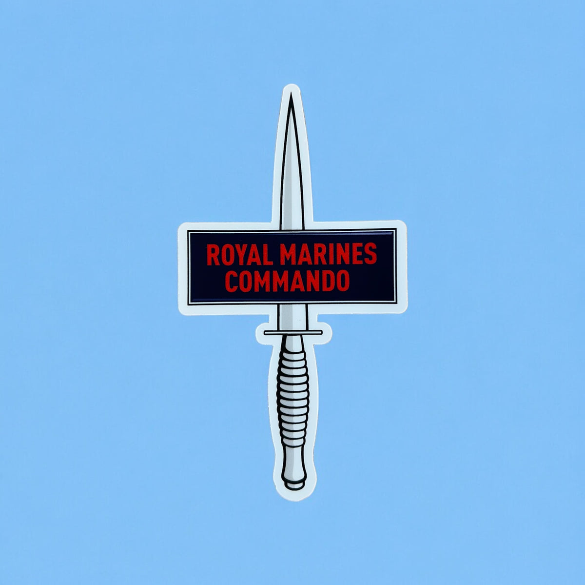 Dagger & Flash Bumper Sticker – Royal Marines Shop