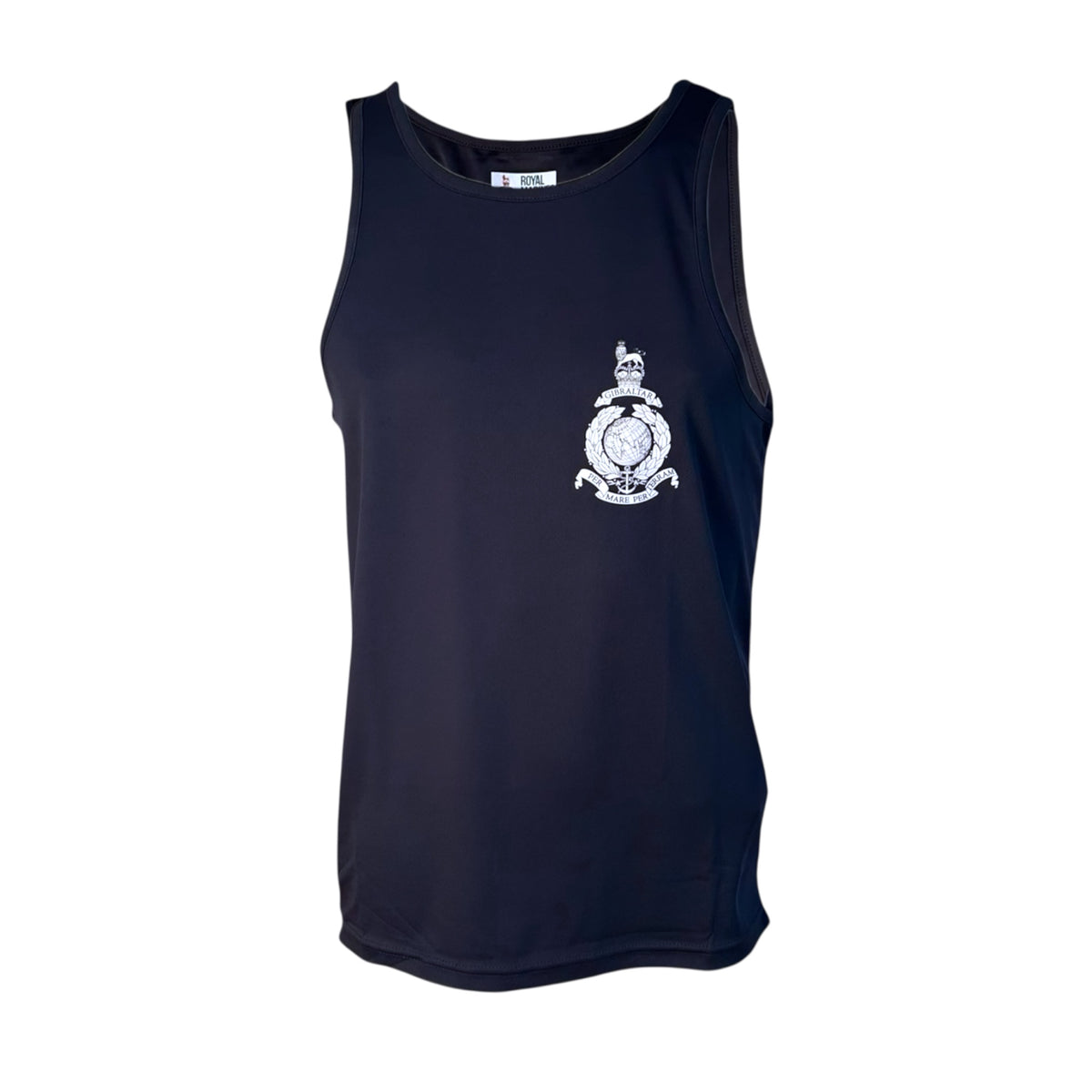 Corps Crest Running Wick Vest - Navy – Royal Marines Shop