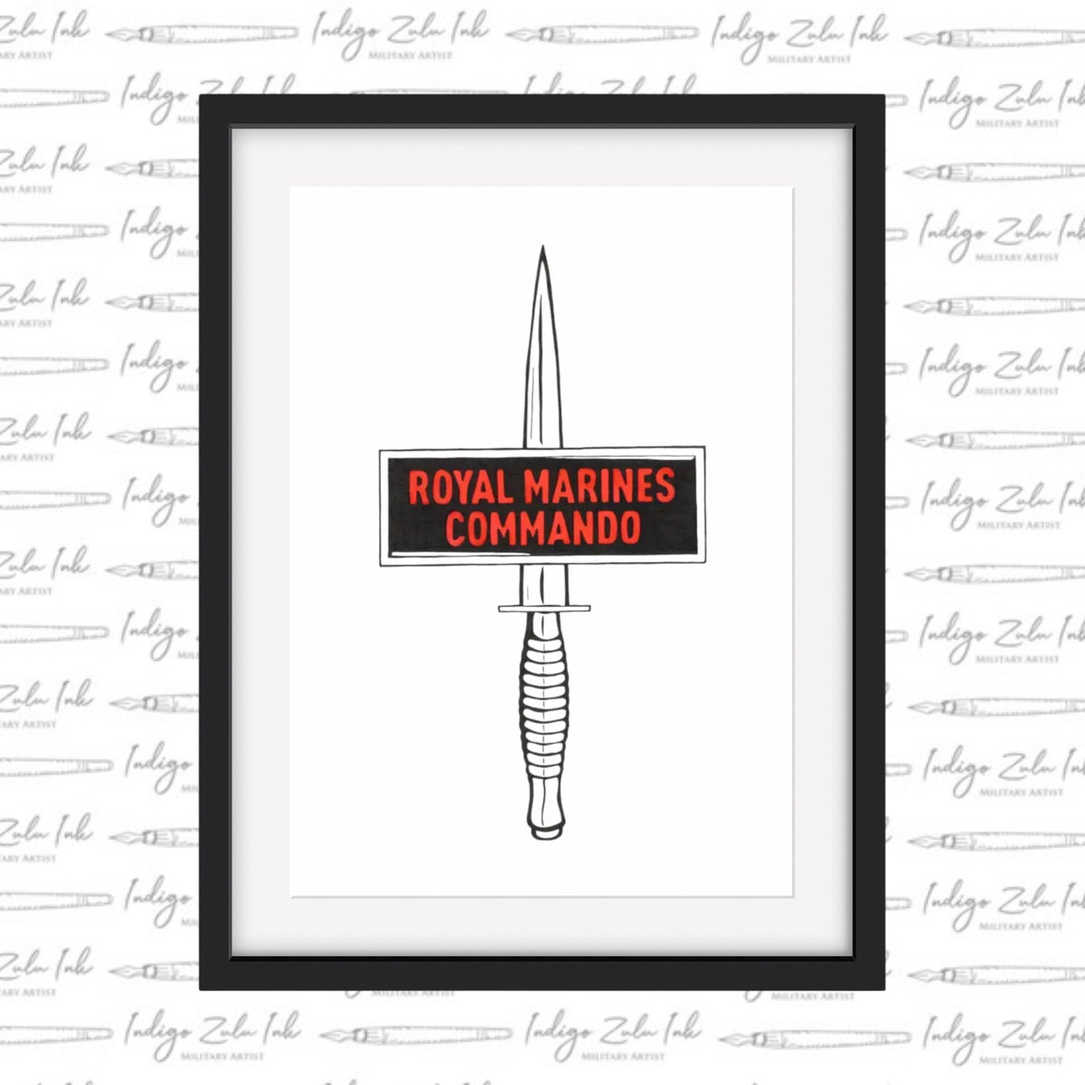 Commando Dagger - INDIGO ZULU INK – Royal Marines Shop