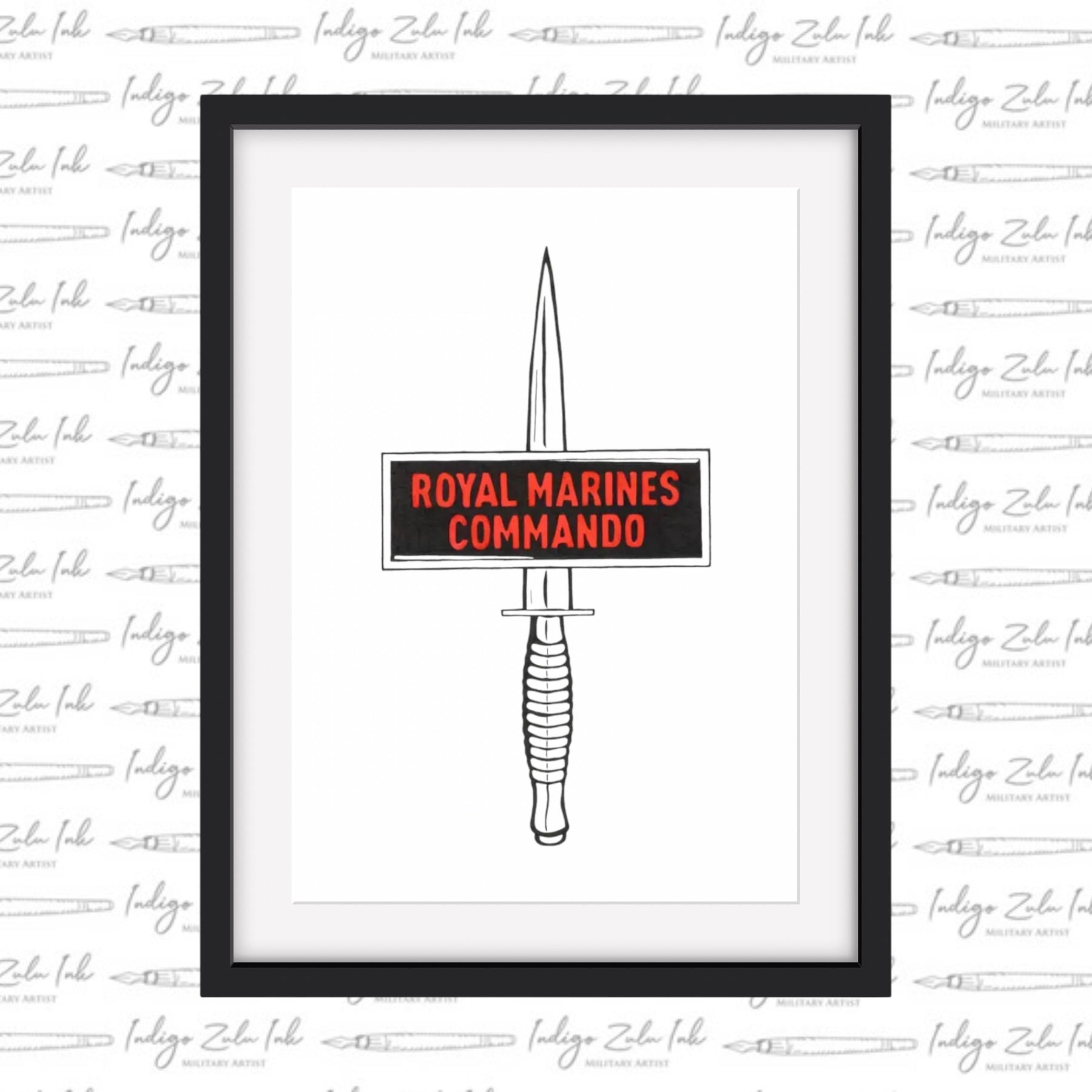 Commando Dagger - INDIGO ZULU INK – Royal Marines Shop