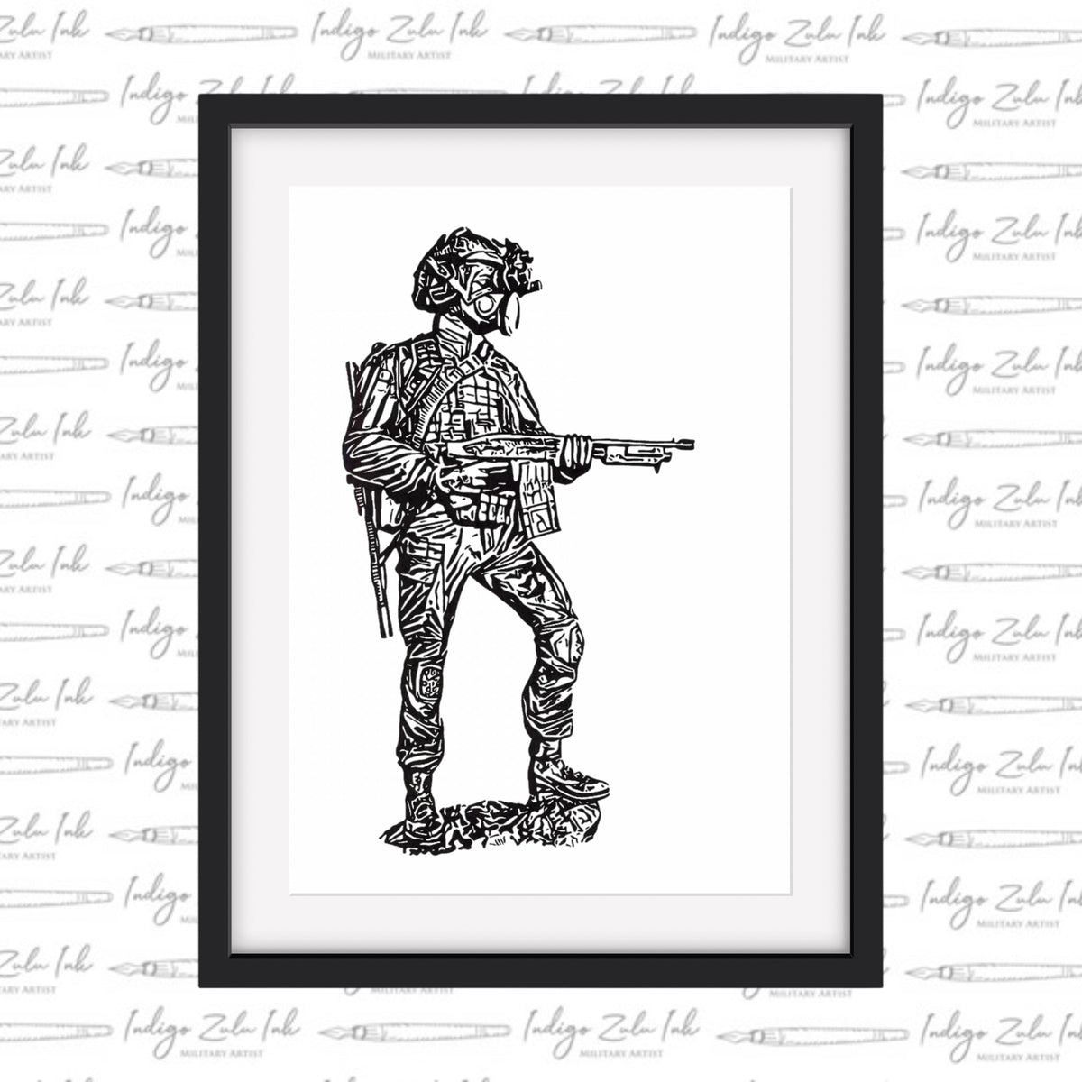 RM Commando Assault Engineer - INDIGO ZULU INK – Royal Marines Shop