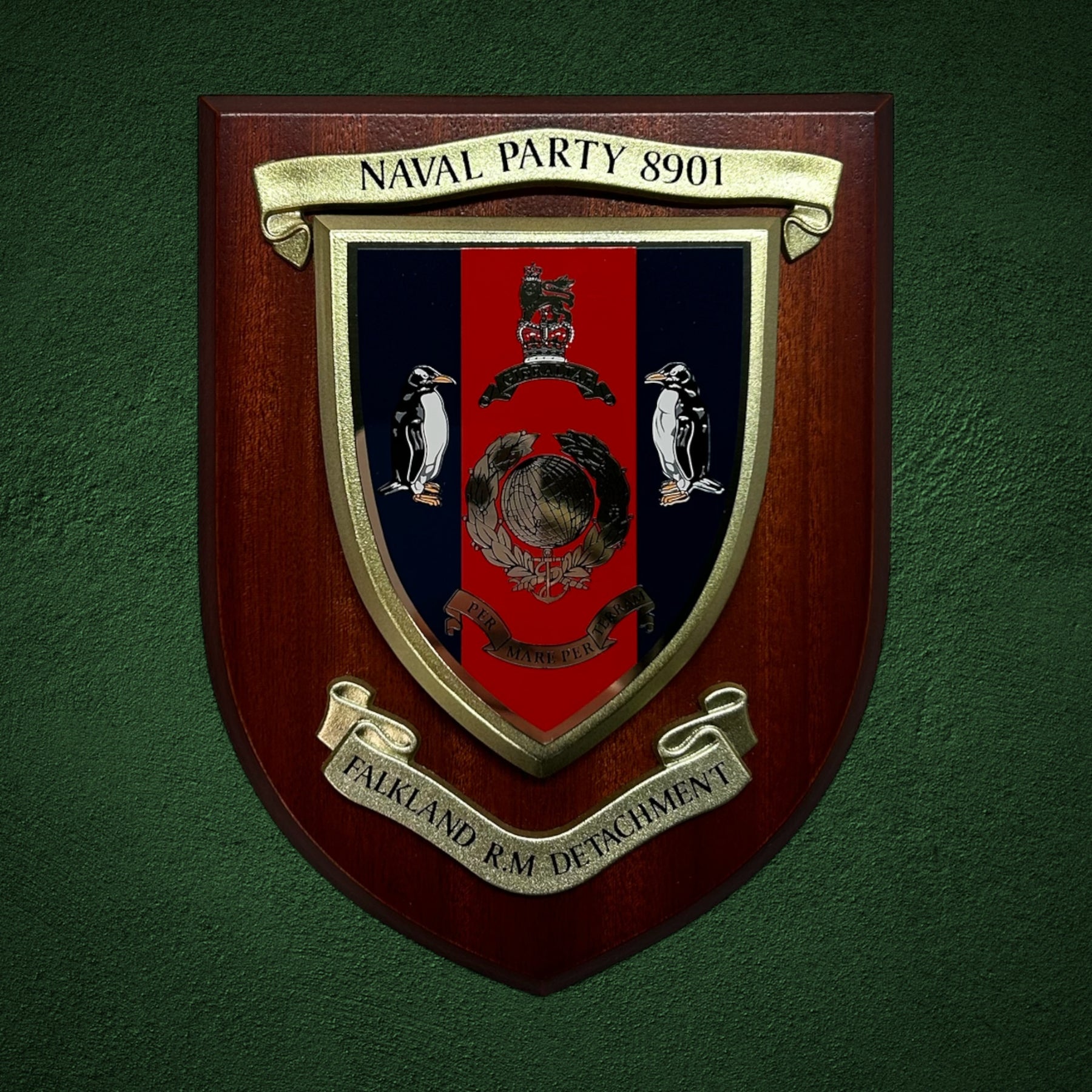Naval Party 8901 Falkland RM Detachment Plaque – Royal Marines Shop