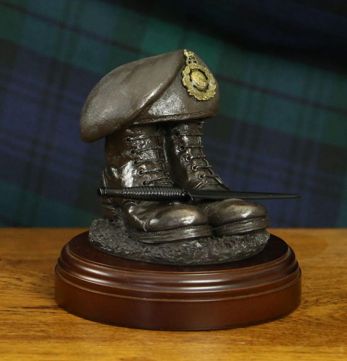 Royal Marines Drill Boots and Beret - Bronze – Royal Marines Shop