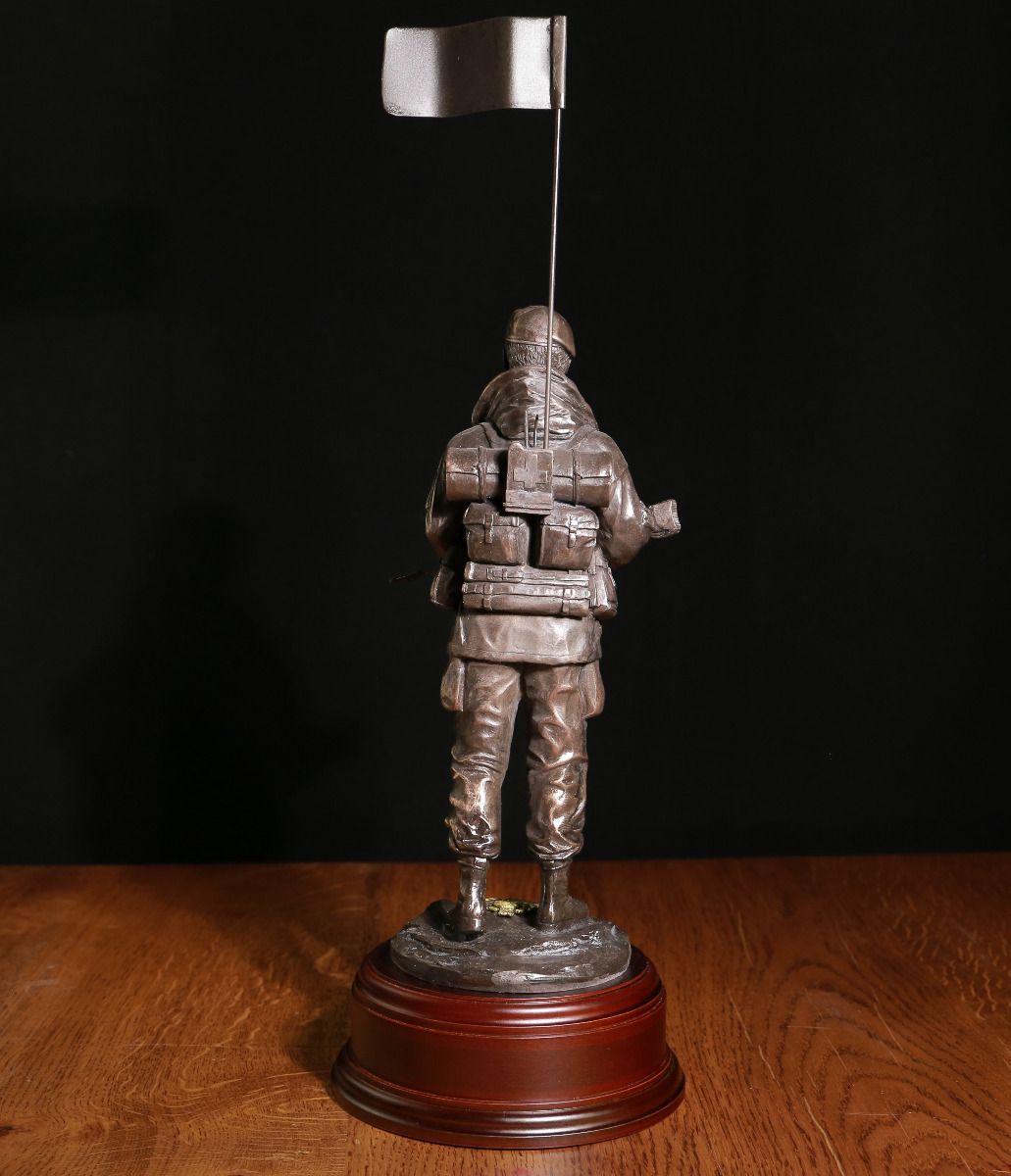 Royal Marines Commando Falklands War Yomper - Bronze A5j – Royal ...