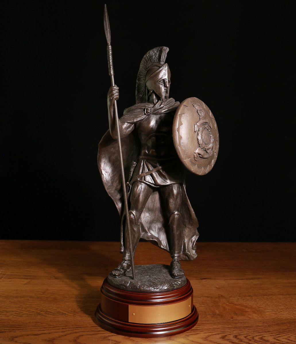 Spartan Warrior, Royal Marines - Bronze AW300b RM – Royal Marines Shop