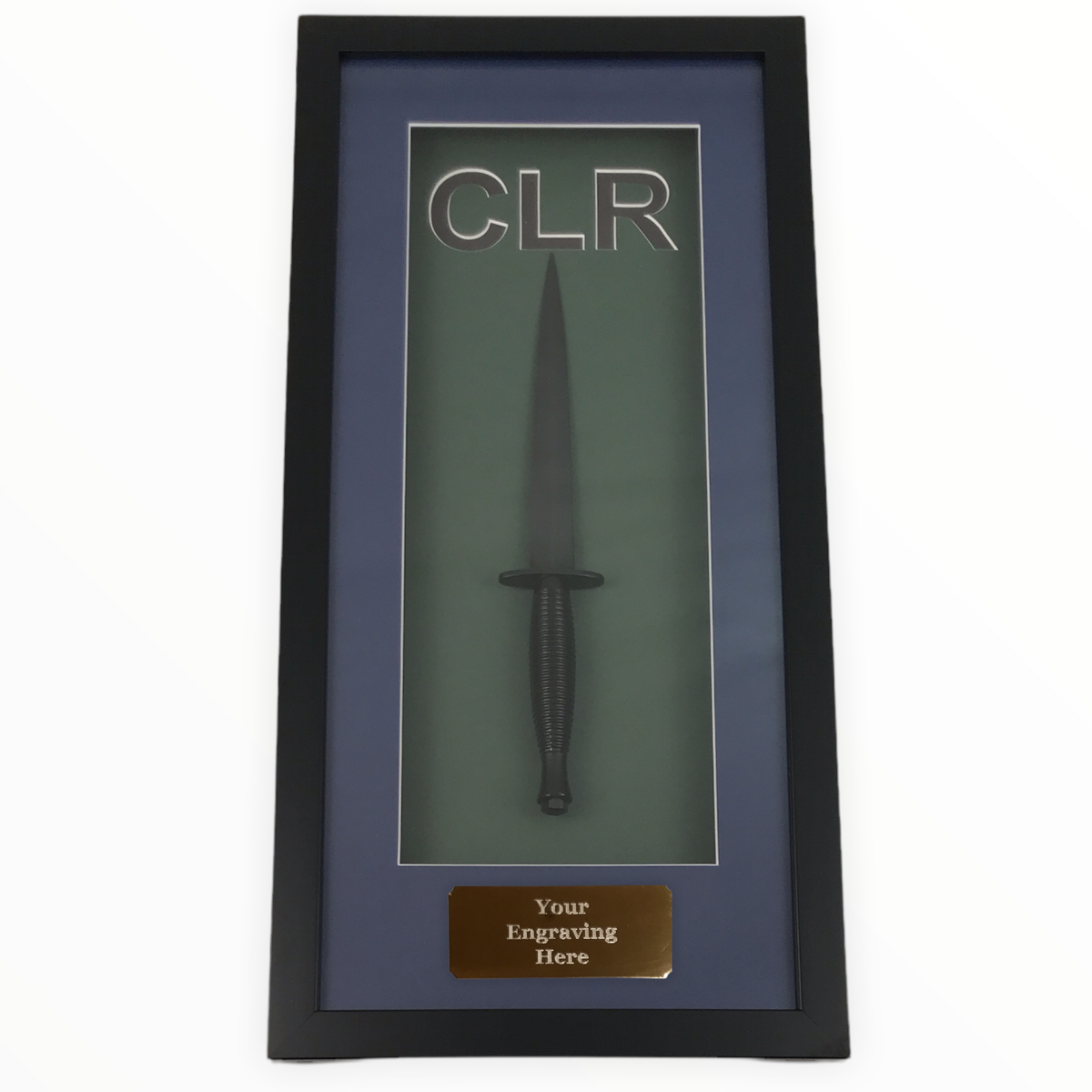 Framed Black Commando Dagger - Commando Logistic Regiment – Royal ...