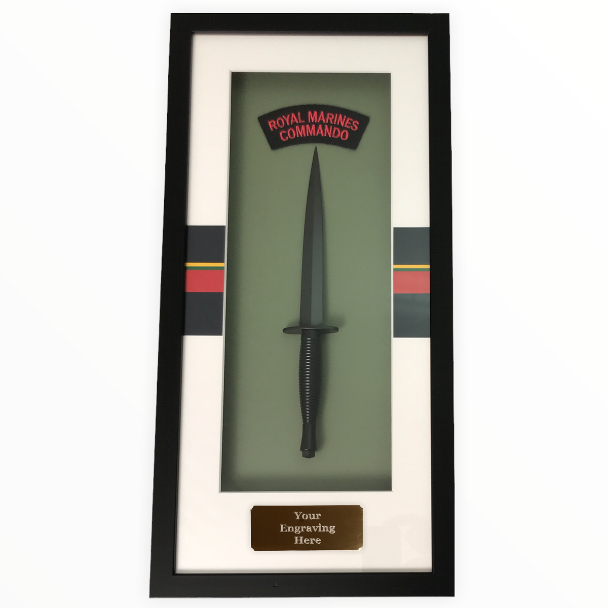 Framed Commando Dagger - Ceremonial Shoulder Flash – Royal Marines Shop