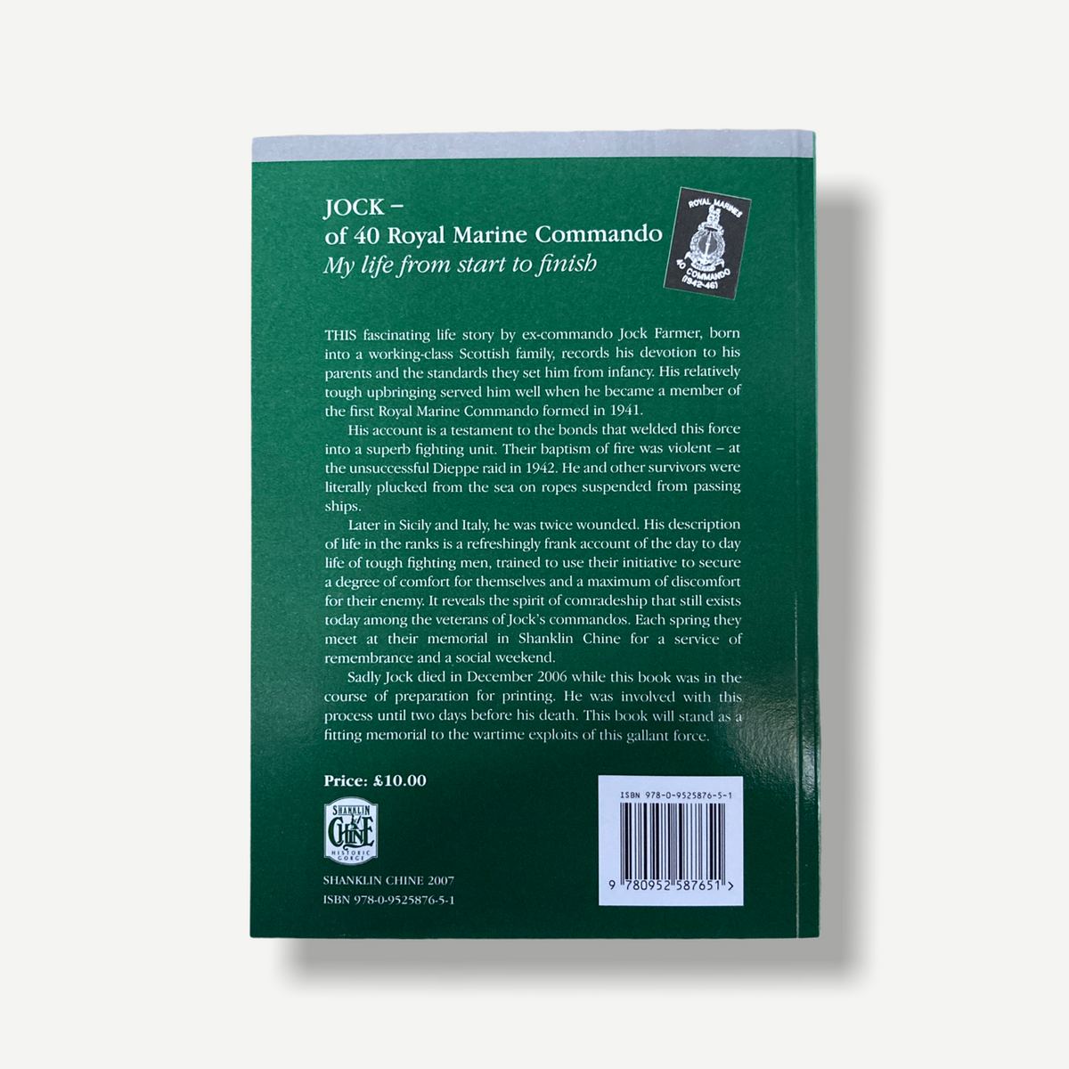 Jock of 40 Royal Marine Commando: My Life from Start to Finish – Royal ...