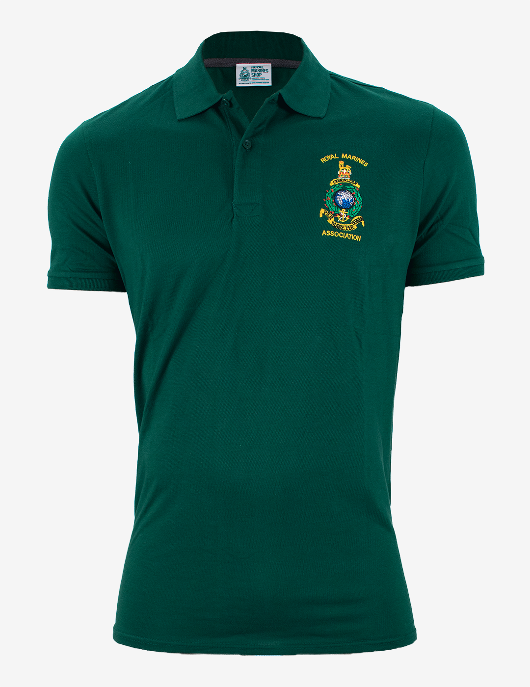Royal Marines Association Polo Shirt - Bottle Green – Royal Marines Shop