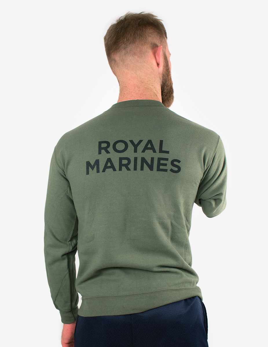 Basic Royal Marines Sweatshirt - Military Green – Royal Marines Shop
