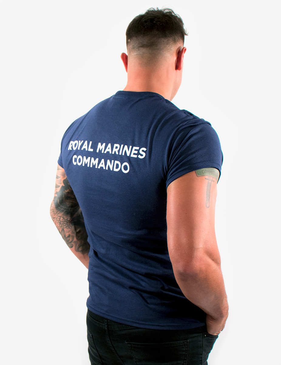 Basic Royal Marines Commando T-Shirt - Navy – Royal Marines Shop