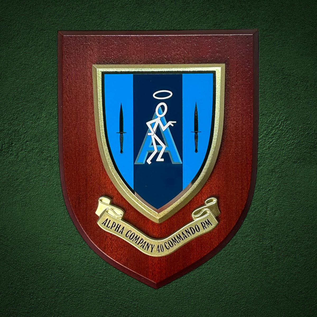 Alpha Company 40 Commando Plaque – Royal Marines Shop