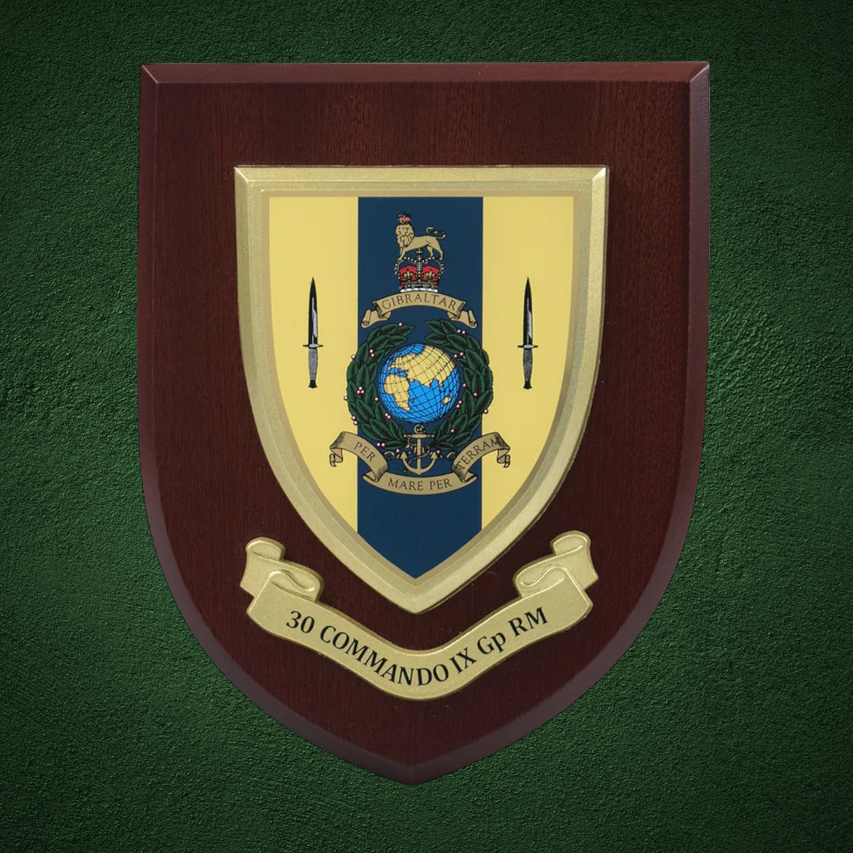 30 Commando IX Group Plaque – Royal Marines Shop