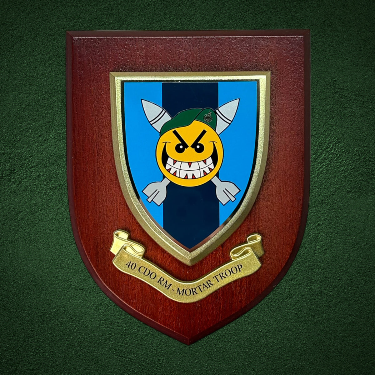 Mortar Troop 40 Commando Plaque – Royal Marines Shop