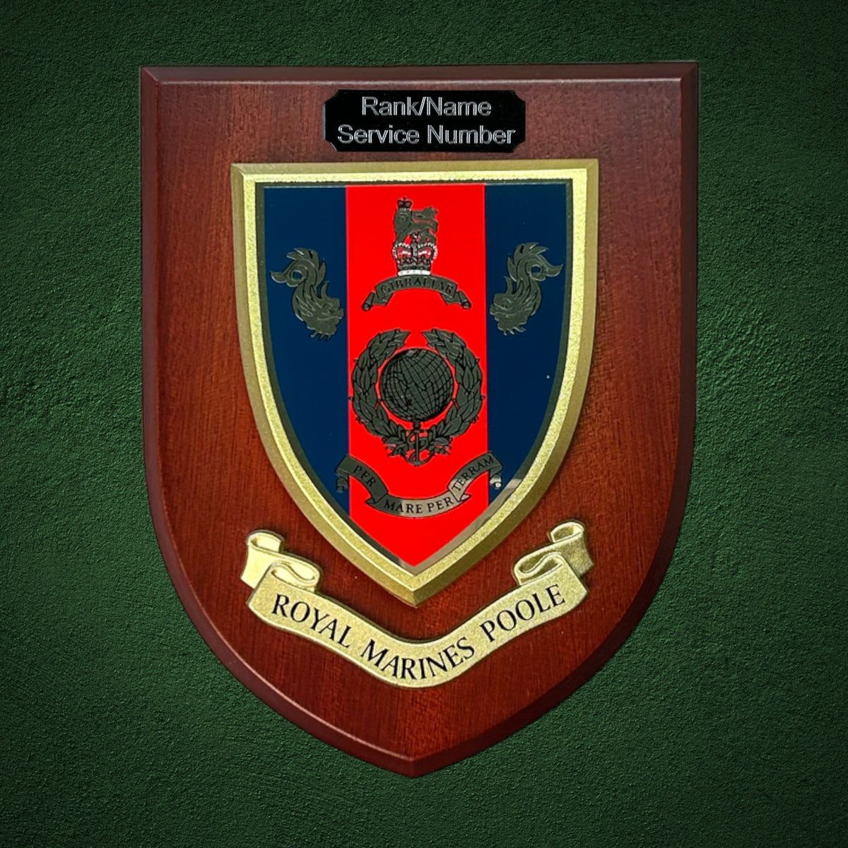 RM Poole Plaque – Royal Marines Shop