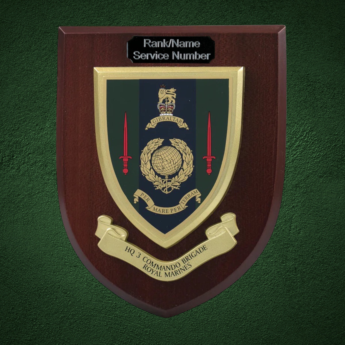 HQ 3 Commando Brigade Royal Marines Plaque – Royal Marines Shop