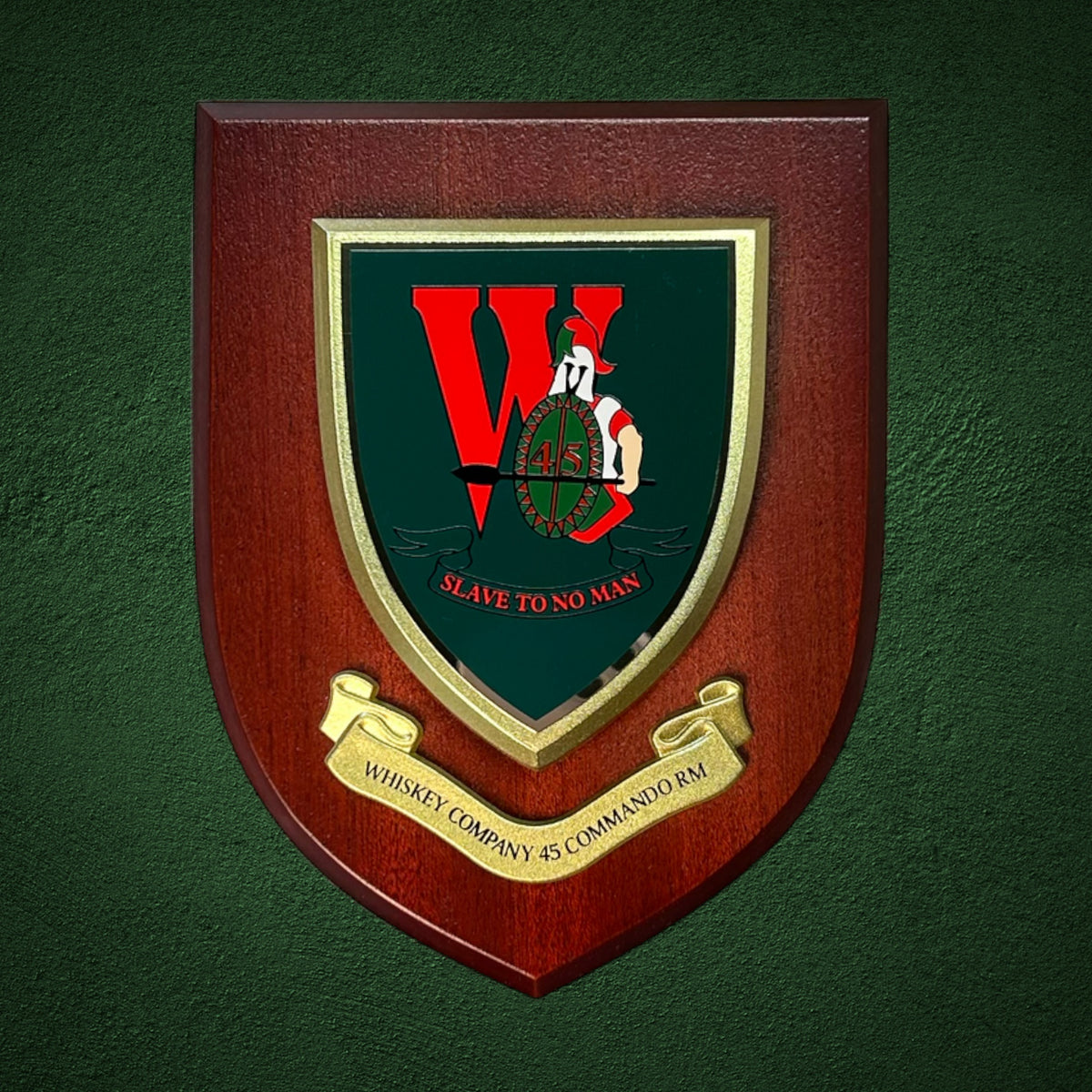 Whiskey Company 45 Commando Plaque – Royal Marines Shop