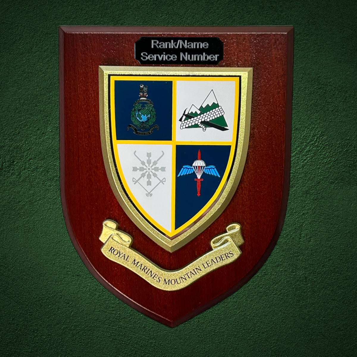 RM Mountain Leaders Plaque – Royal Marines Shop