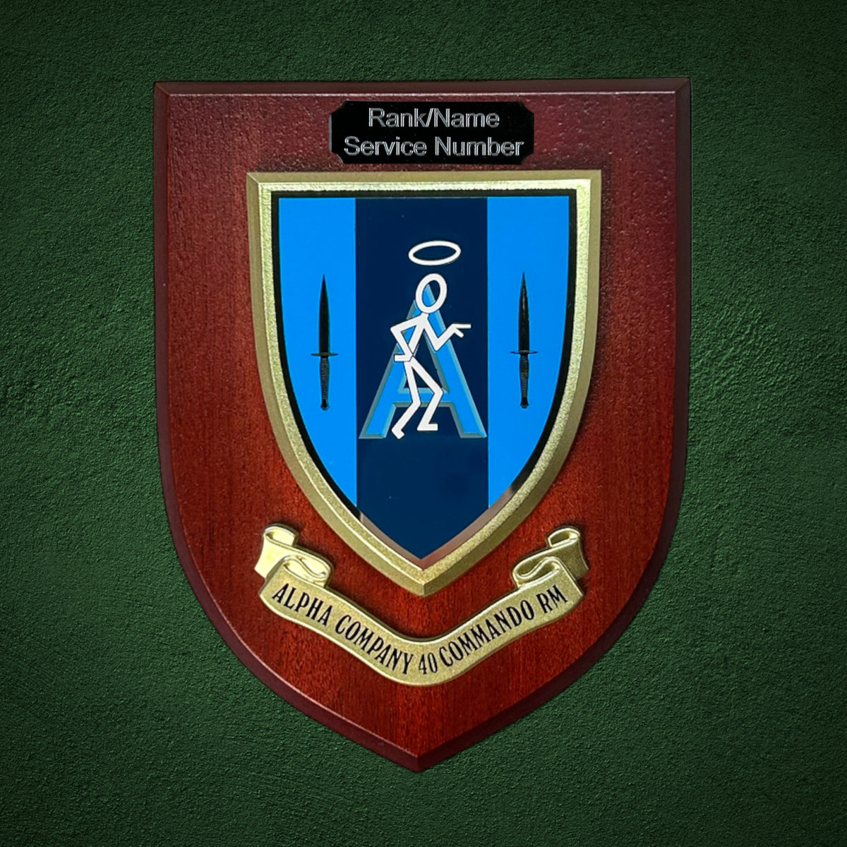 Alpha Company 40 Commando Plaque – Royal Marines Shop