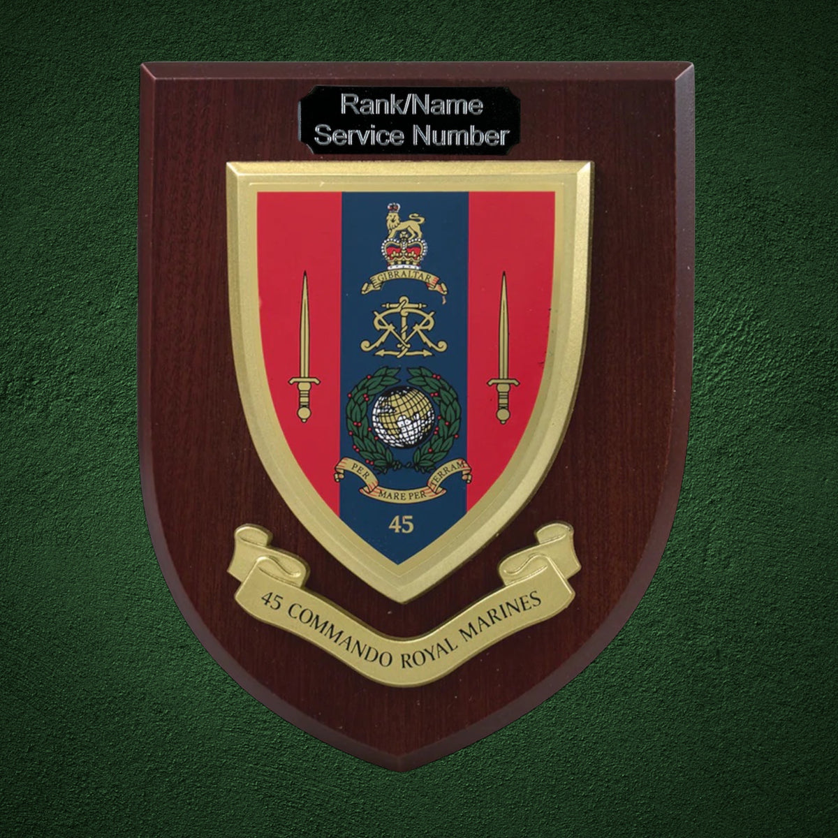 45 Commando Plaque – Royal Marines Shop
