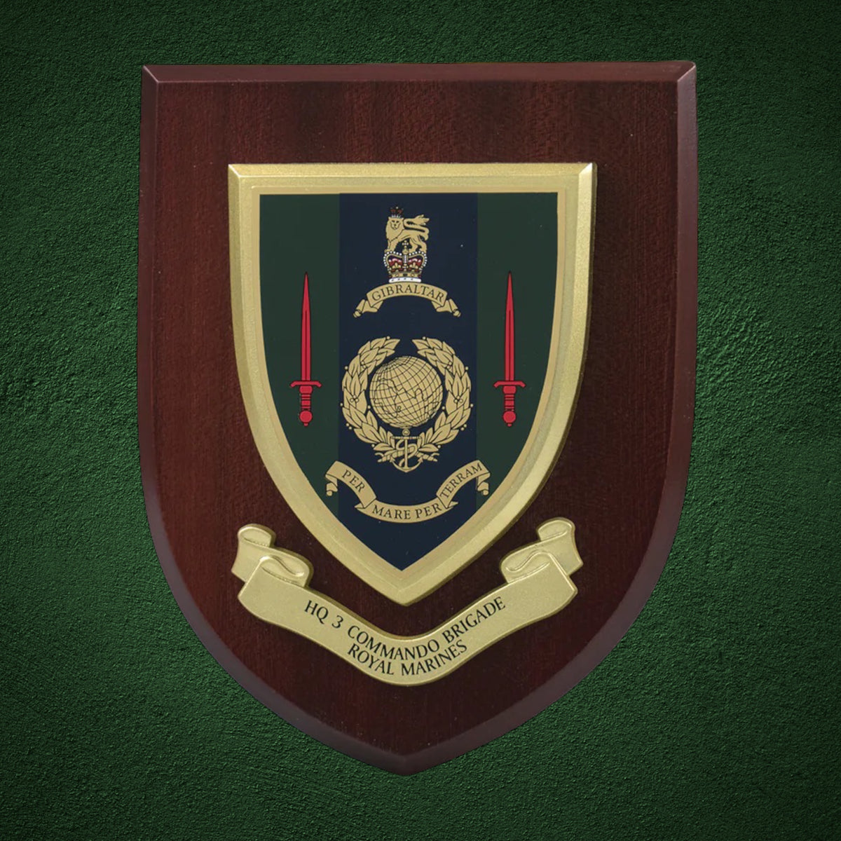 HQ 3 Commando Brigade Royal Marines Plaque – Royal Marines Shop