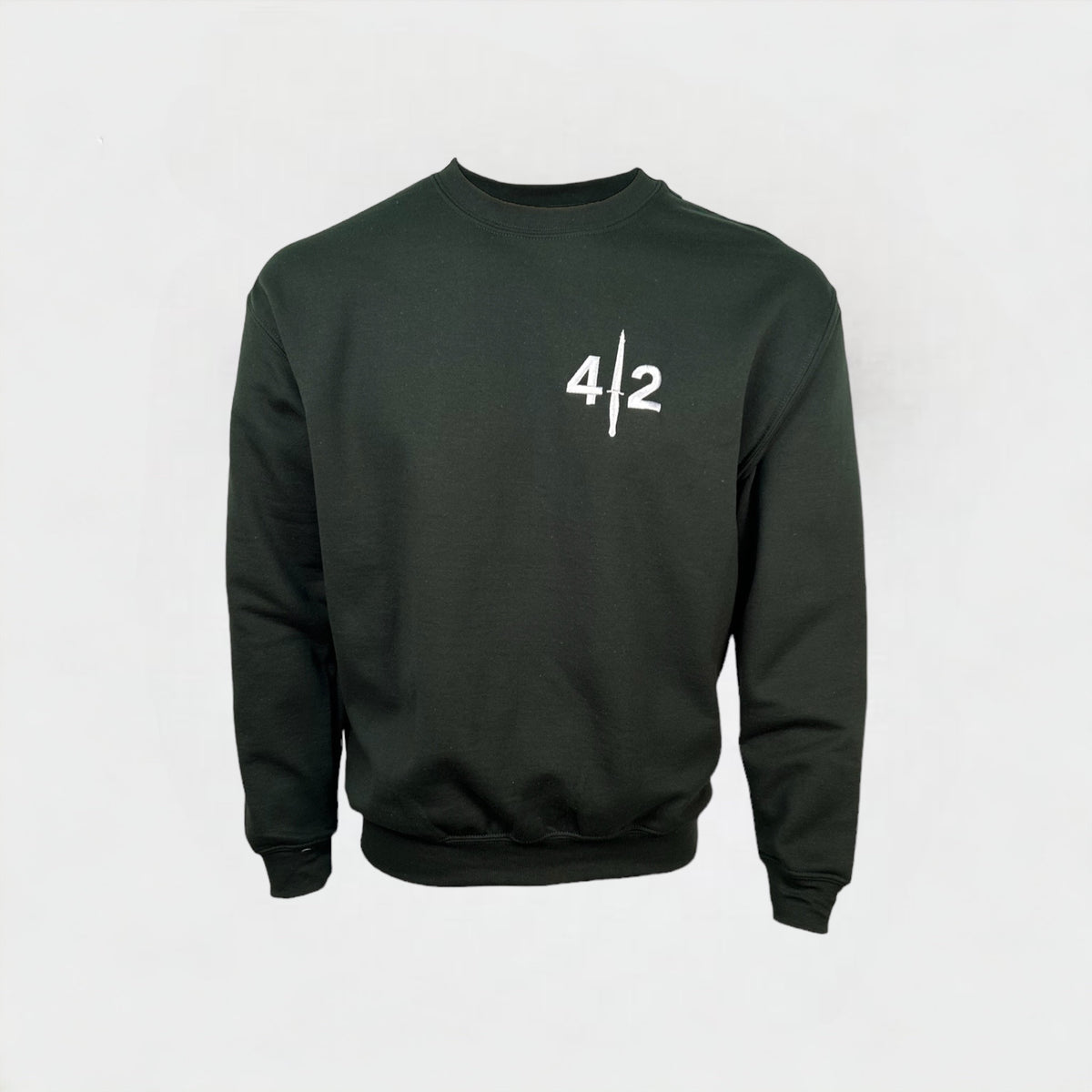 42 Commando Embroidered Bottle Green Sweatshirt – Royal Marines Shop