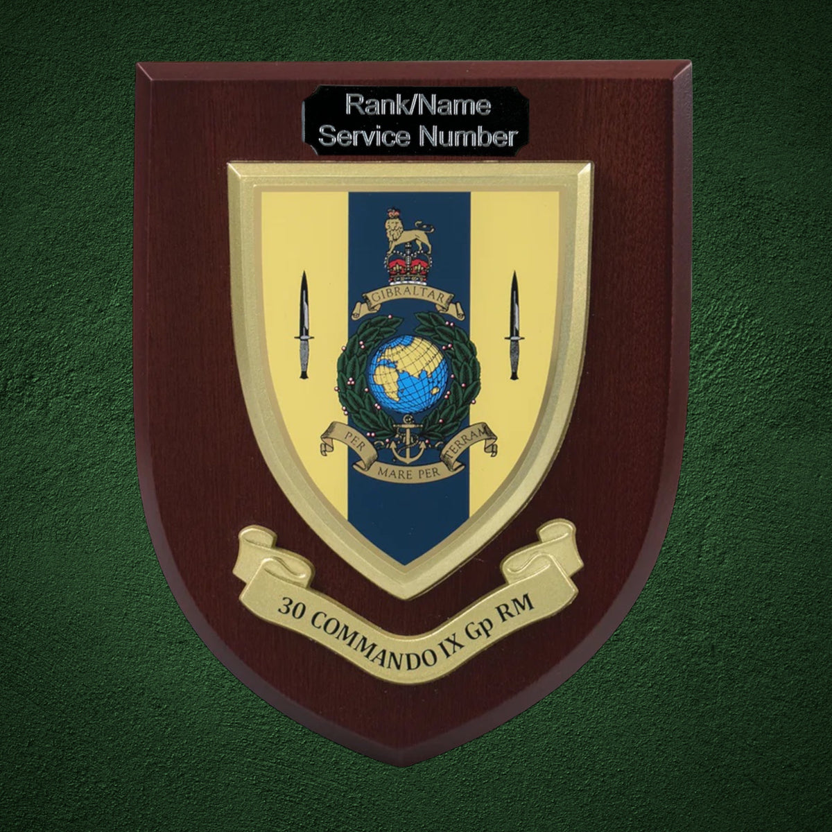 30 Commando IX Group Plaque – Royal Marines Shop