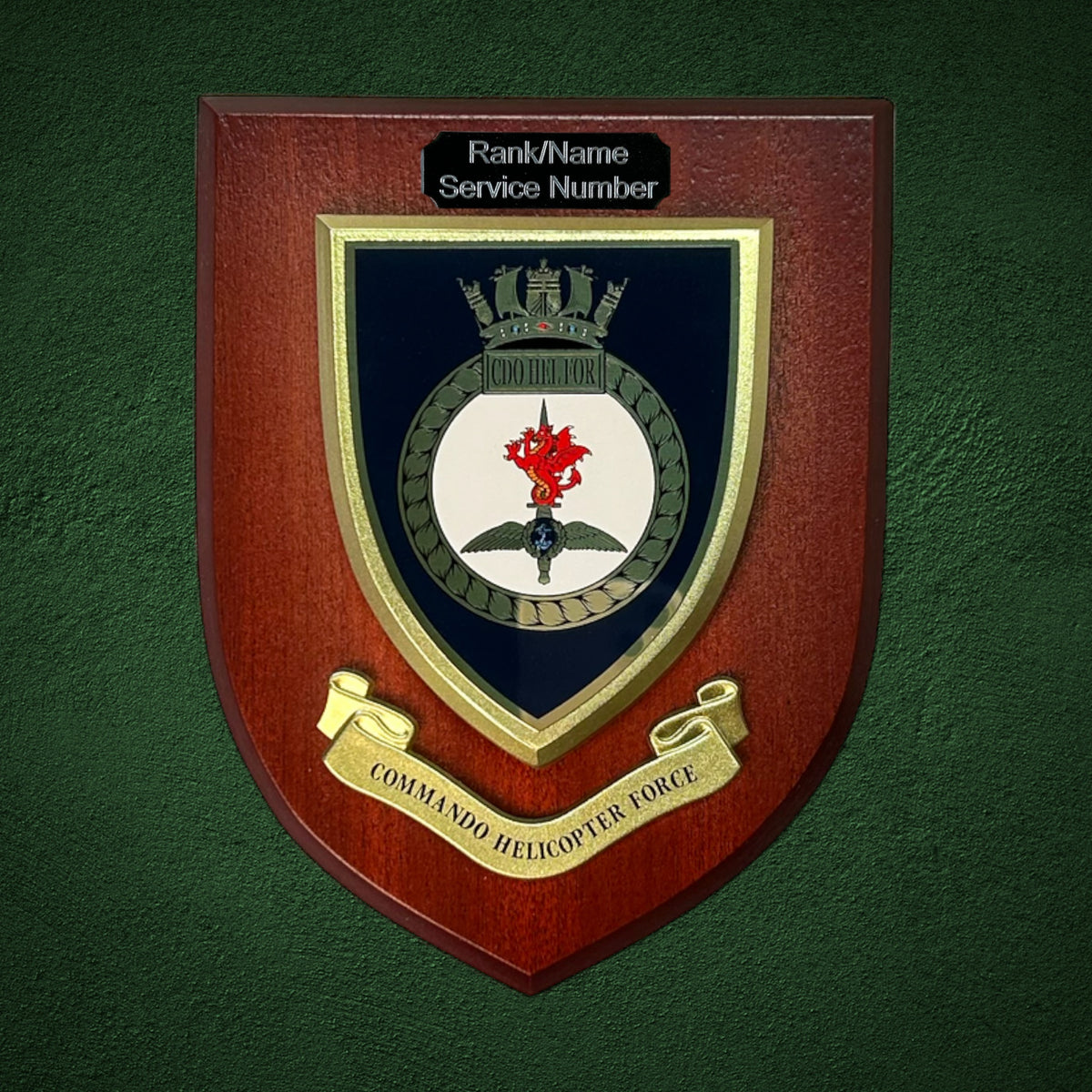 Commando Helicopter Force Plaque – Royal Marines Shop